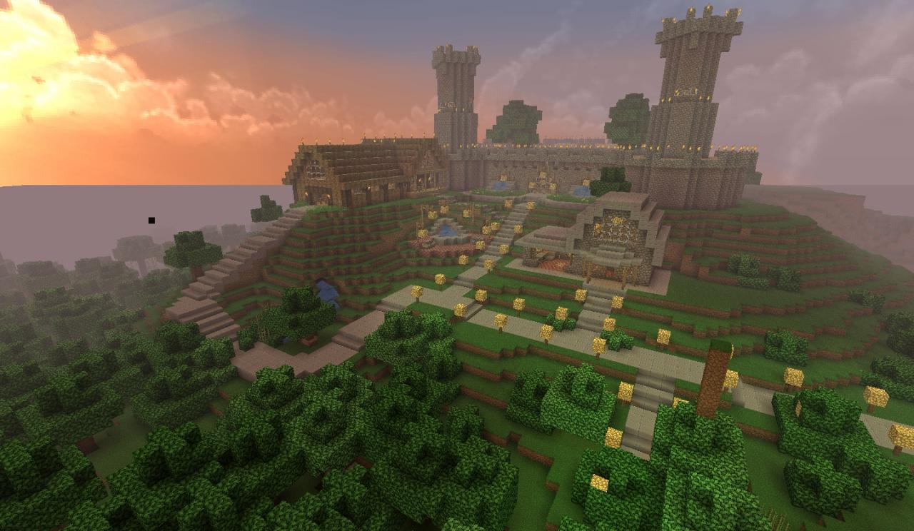 Hilltop Castle - version 2 Minecraft Map