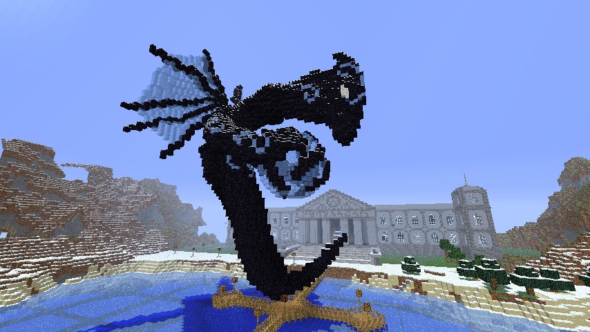 Moon Light Dragon Minecraft Map