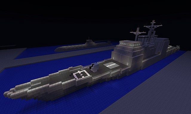 US Navy Ticonderoga class cruiser Minecraft Map