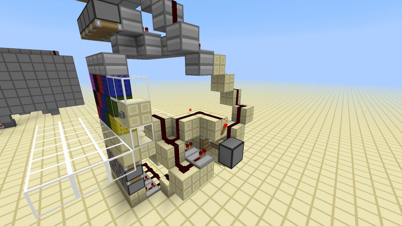 Compact Redstone Garage Door Minecraft Map