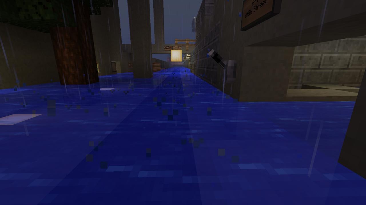 Small Town SPECIAL EDITION Flooded Minecraft Map