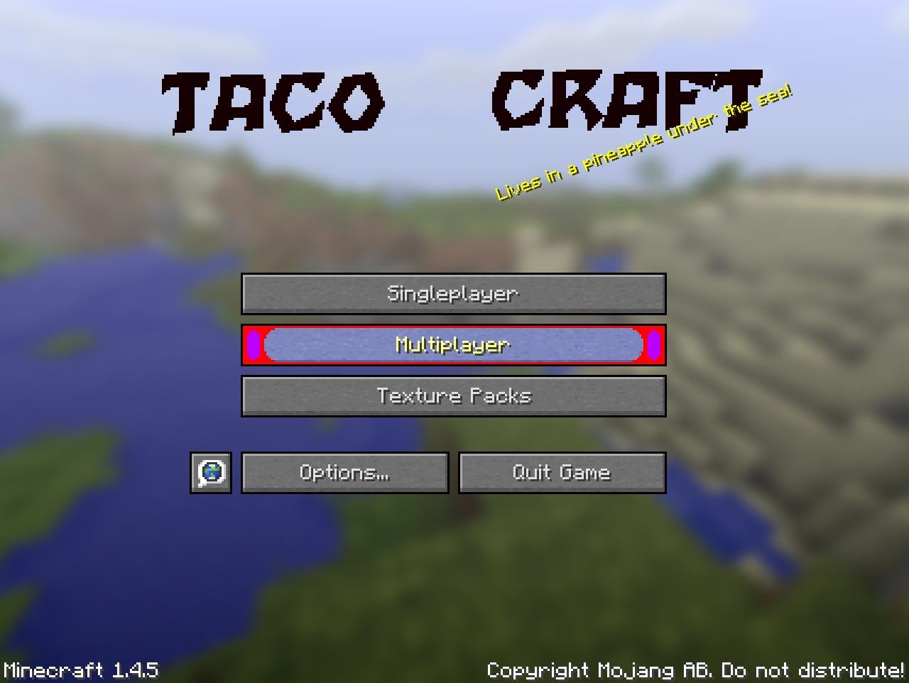 TACO CRAFT! Minecraft Texture Pack