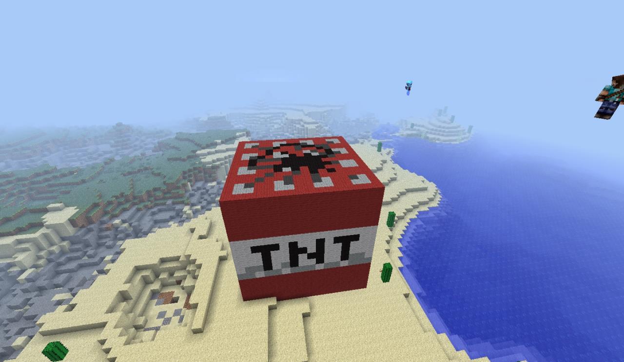 Giant TNT Block Minecraft Map