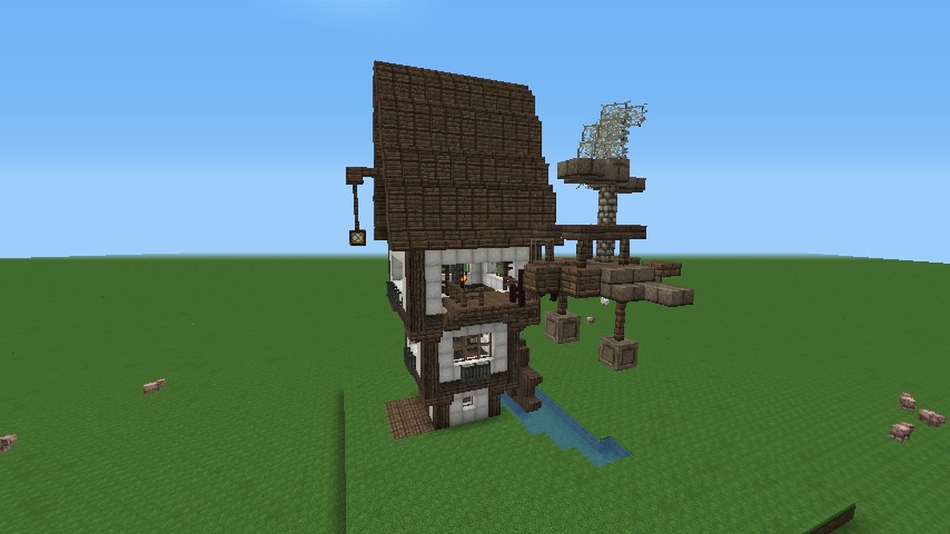 Steampunk house (Clockwork Block App: Accepted) Minecraft Map