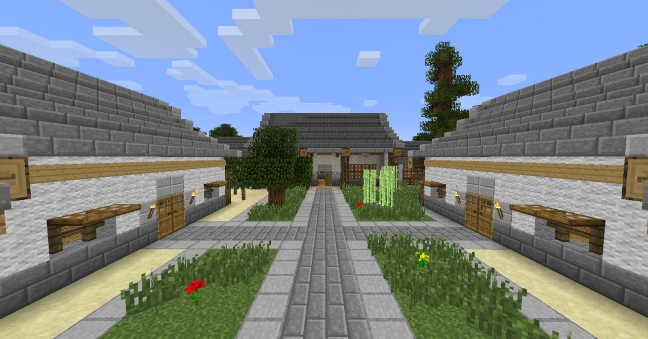 四合院 (SiHeYuan) Old chinese style house n°2 Minecraft Map