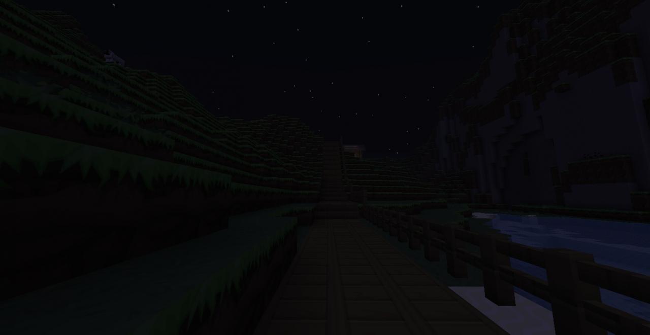 ruined temple and town Minecraft Map