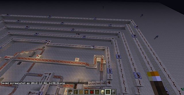 Ultimate Minecart Storage!!! Minecraft Map