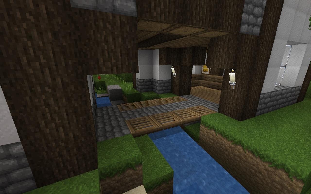 Fantasy House - Mini terraforming, my first ever :) Minecraft Map