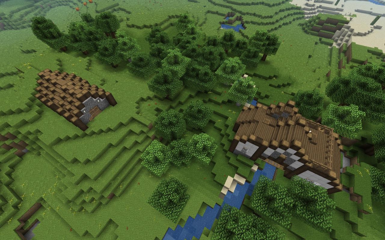 Fantasy House - Mini terraforming, my first ever :) Minecraft Map