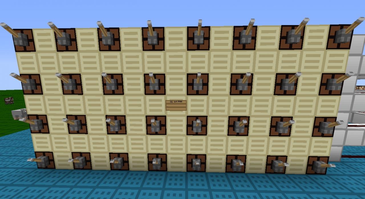 32 Bit RAM (Random-access memory) Minecraft Map