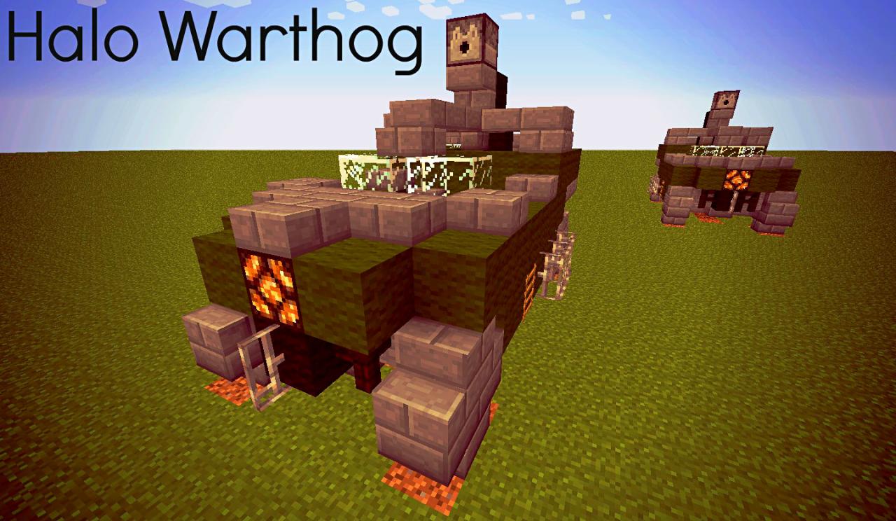 M12 FAV Warthog - Halo Vehicle Minecraft Map