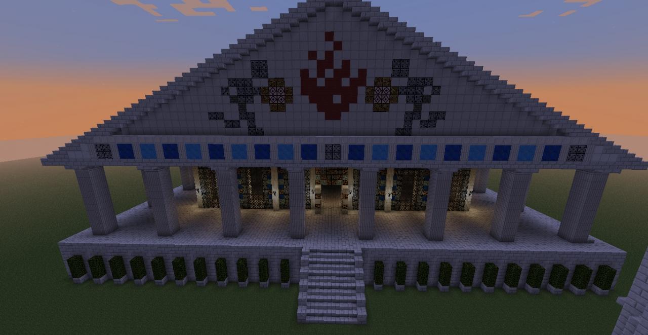 Greek Temple of Zeus Minecraft Map