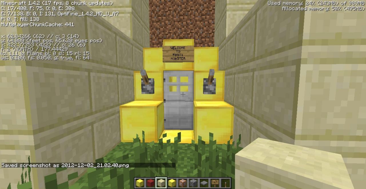 Party Monster! Minecraft Map