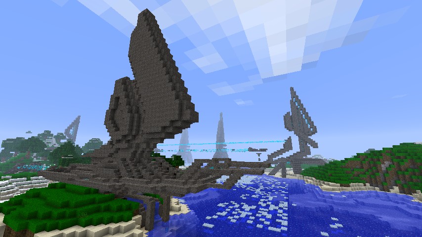 Halo Forerunner Colony World Minecraft Map