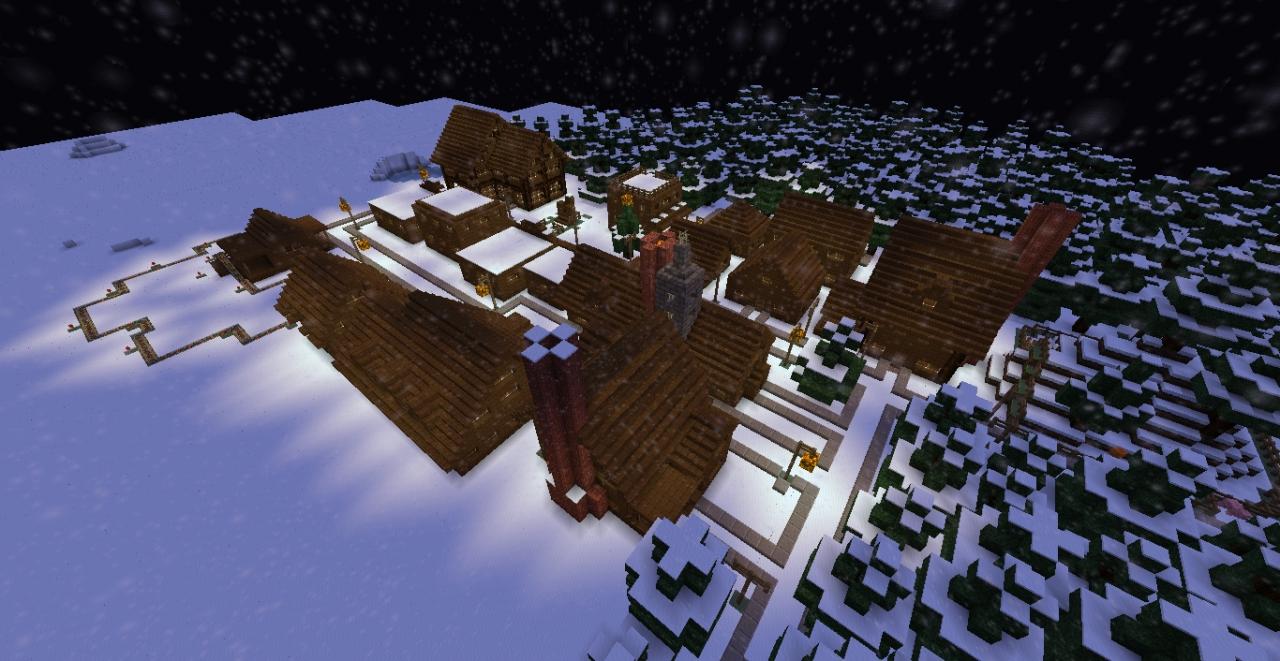 Chrismas village + Download Minecraft Map