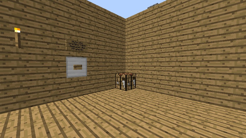 Automatic Crafting Table Replacer Minecraft Map