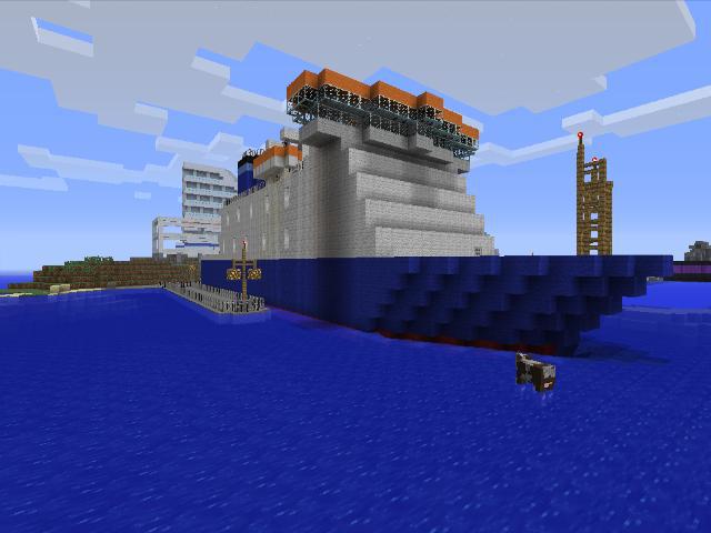 Ferry/Cruise Terminal Minecraft Map