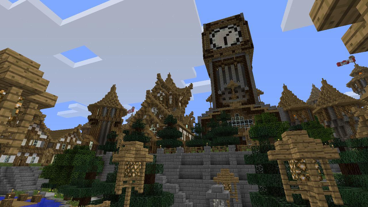 Minecraft Xbox 360 Medieval Role playing server(megabuild) Minecraft Map