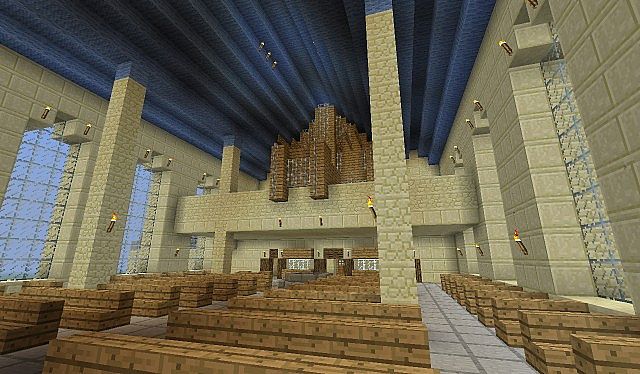 St. Andrews Cathedral Grand Rapids MI Minecraft Map