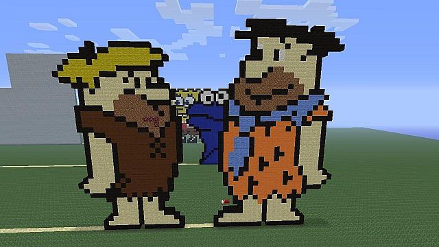 Pixel Art World Minecraft Map