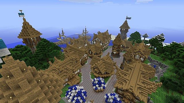 Minecraft Xbox 360 Medieval Role playing server(megabuild) Minecraft Map