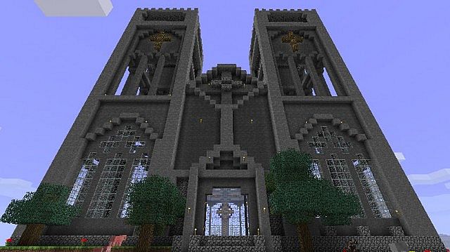 "Small" Cathedral Minecraft Map