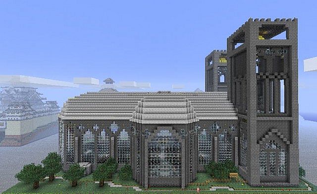 "Small" Cathedral Minecraft Map