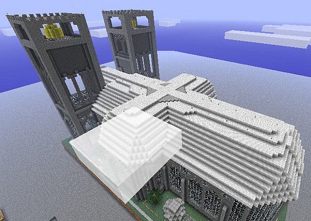 "Small" Cathedral Minecraft Map