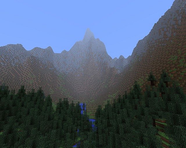 The river valley Minecraft Map