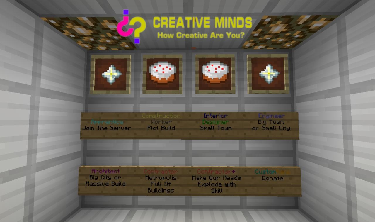 Creative Minds Minecraft Server