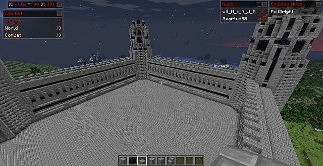 Dark Mid-Evil Castle. Minecraft Map