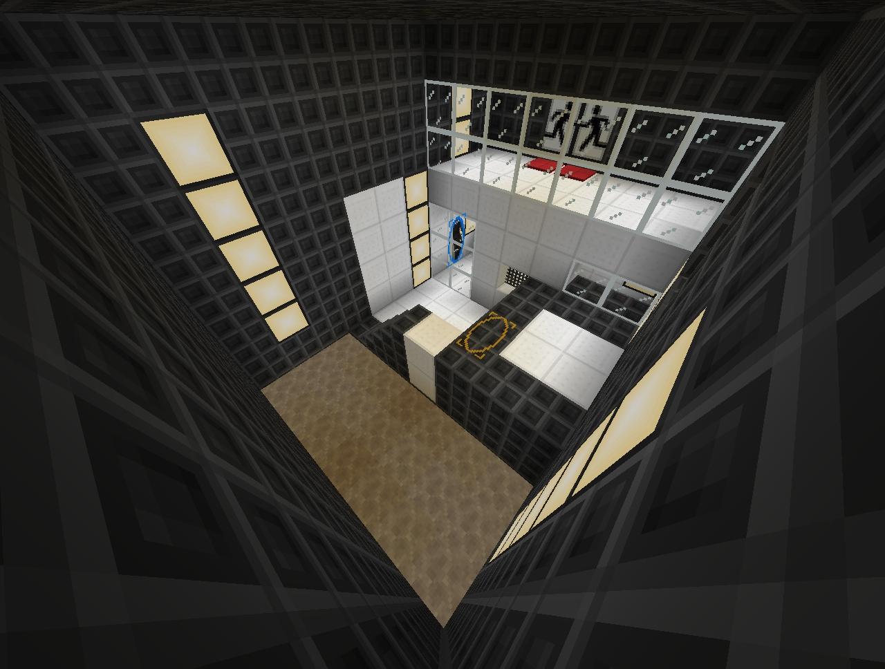 Aperture Chambers Minecraft Map