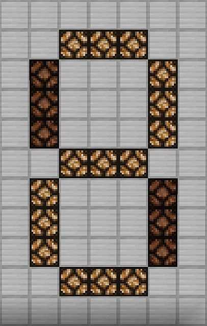 Compact Digital Display Minecraft Map