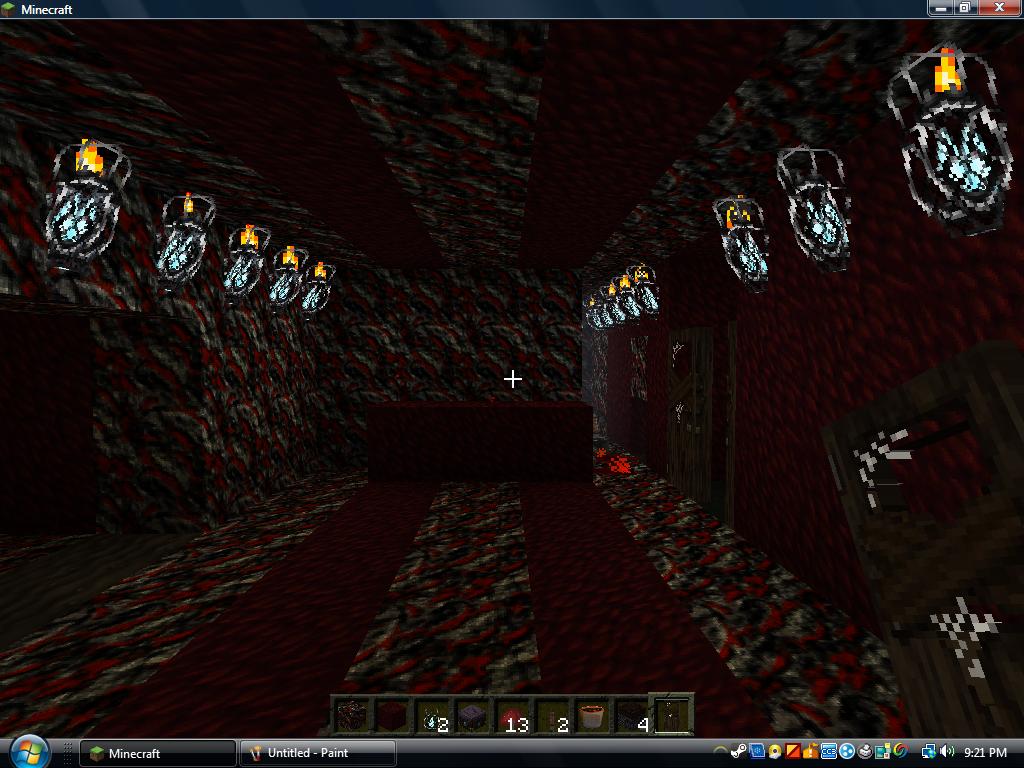 Grim Castle/ Piston house Minecraft Map