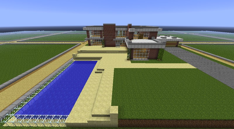 Modern House Minecraft Map