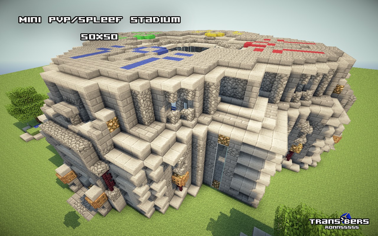 Mini Pvp/Spleef Stadium 50x50 [DOWNLOAD] Minecraft Map