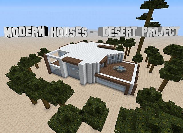 Modern Houses - Desert Project Minecraft Map