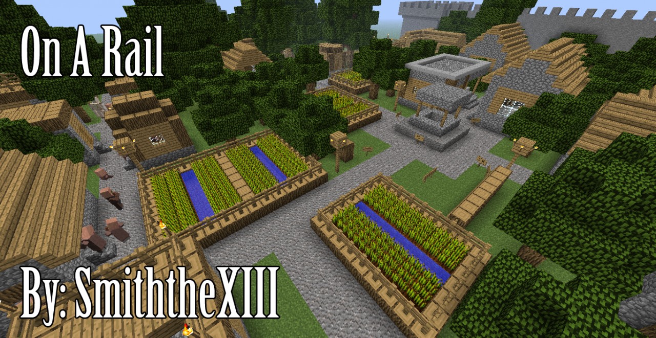 On A Rail Minecraft Map