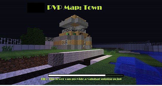 PVPMap1: Town Minecraft Map