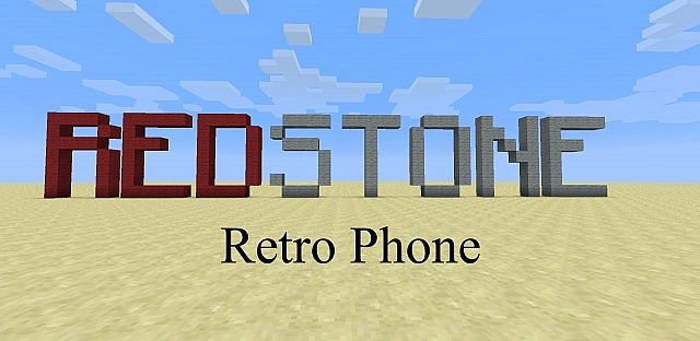 Retro Phone Minecraft Map