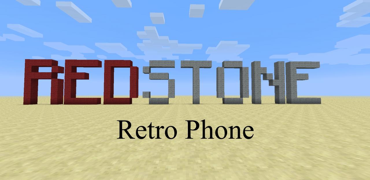 Retro Phone Minecraft Map