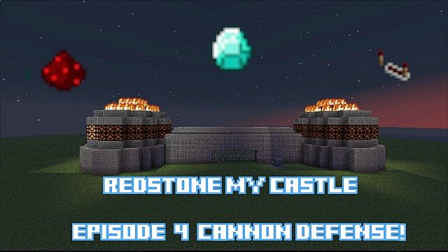 Fireball wall tutorial ep.4 redstone my castle Minecraft Map