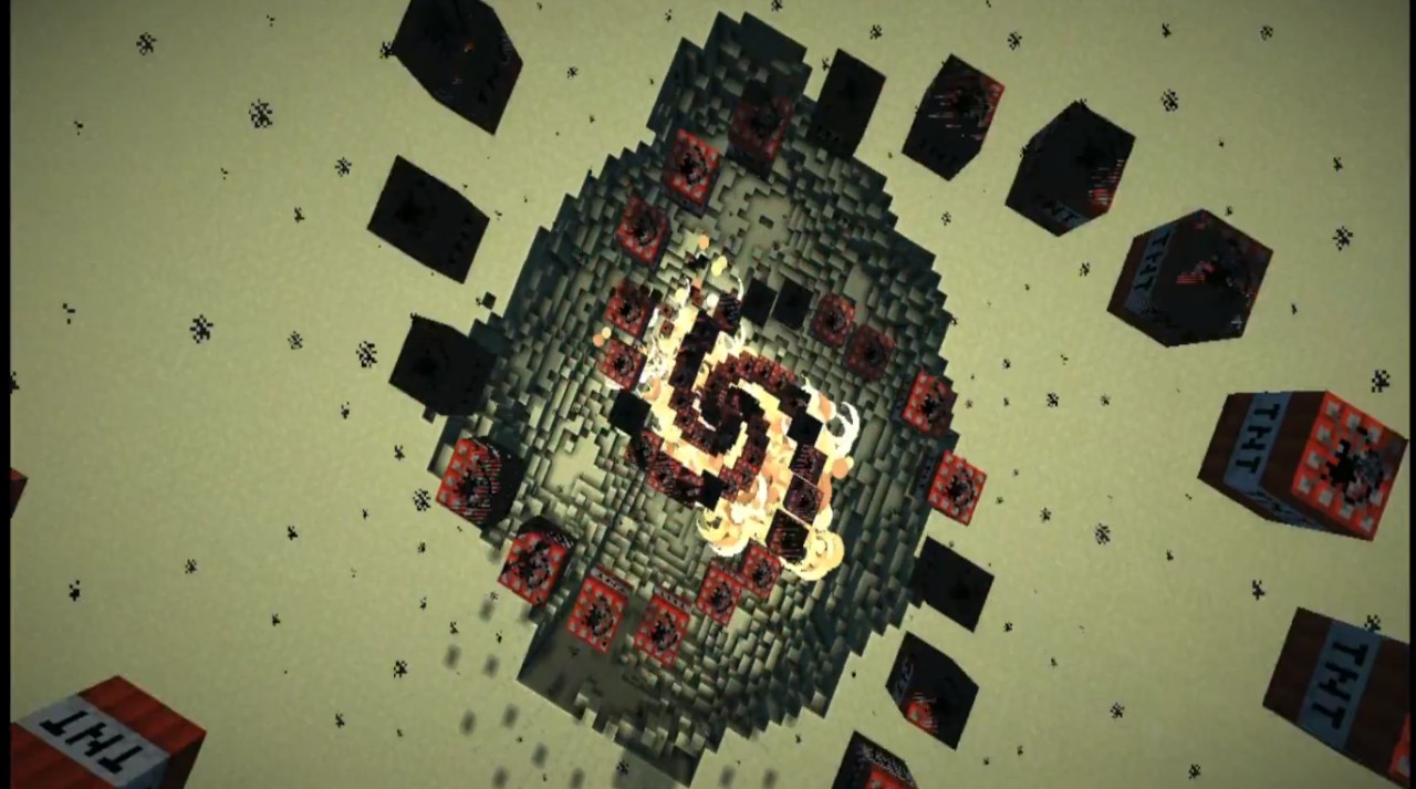 Tnt Tornado cinematic Minecraft Map