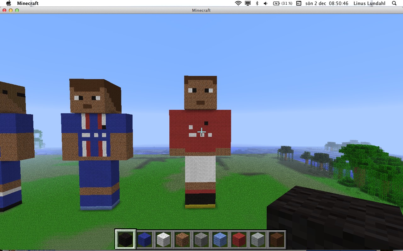 Football players(made by linuslund) Minecraft Map