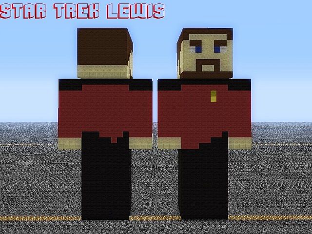 Star Trek Lewis/Xephos - Yogscast Statue Series Minecraft Map