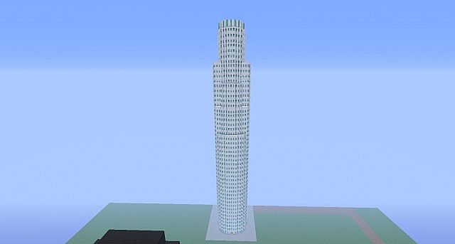 U.S Bank Tower (Library Tower), Los Angeles Minecraft Map