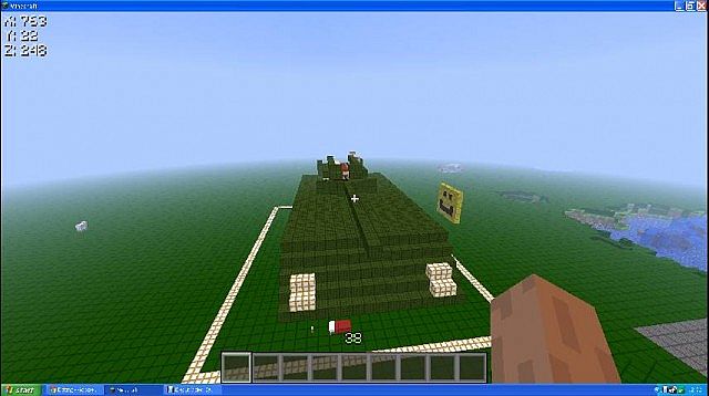 SU-76 TD in Minecraft with real firing gun. Minecraft Map