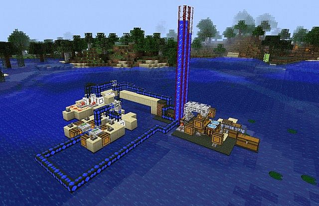 Tekkit - Water Cell Station Minecraft Map