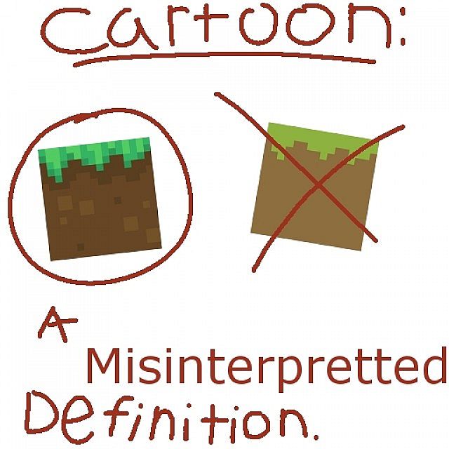Cartoon, a Misinterpretted Definition.