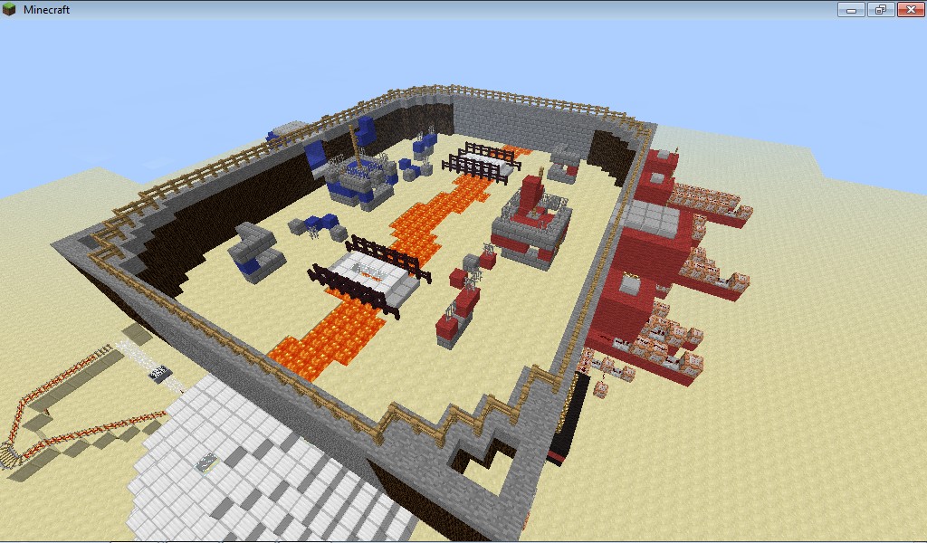 1vs1 pvp arena [3 classes][No mods] Minecraft Map